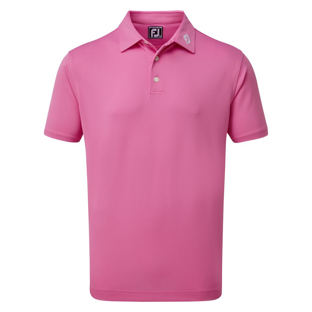 FootJoy Stretch Pique Solid Colour Polo Shirt - ExpressGolf.co.uk